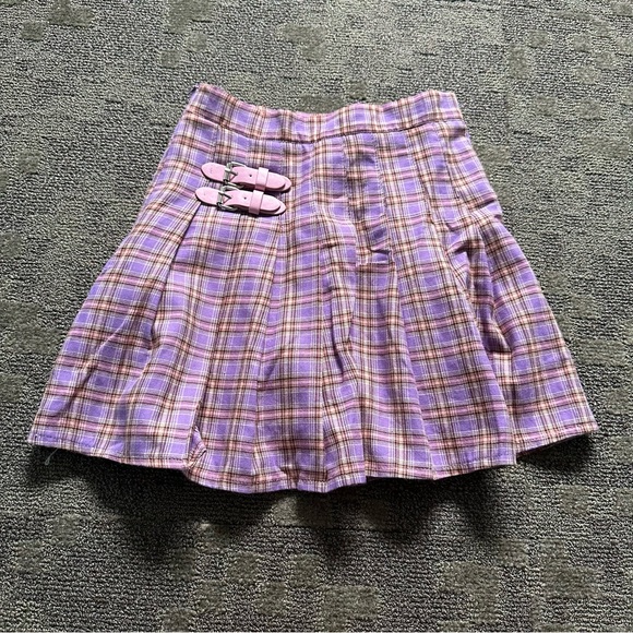 YesStyle | Skirts | Purple And Pink Mini Pleated Tennis Skirt | Poshmark